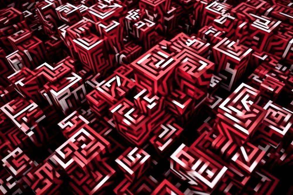 Geometric backgrounds pattern repetition. AI | Premium Photo ...