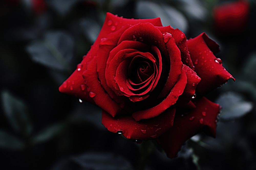 Red rose flower plant inflorescence. | Free Photo - rawpixel