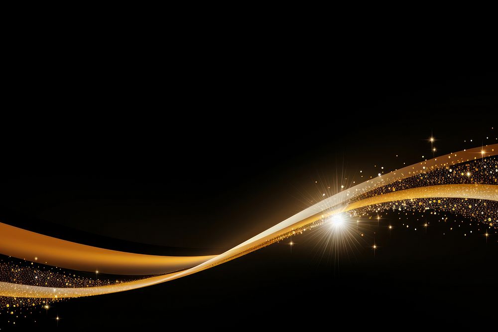 Gold glitter line border light | Free Photo Illustration - rawpixel