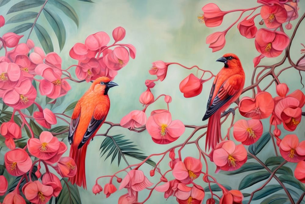 Giwi painting flower plant. AI | Premium Photo Illustration - rawpixel