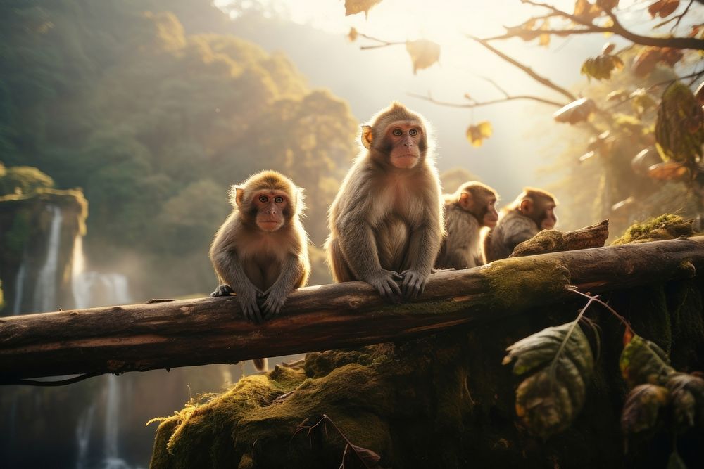 Monkeys monkey wildlife outdoors. | Free Photo - rawpixel