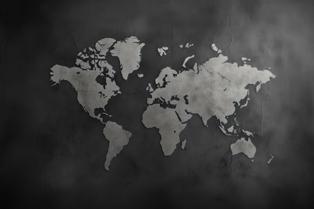 World map black architecture. | Premium Photo - rawpixel