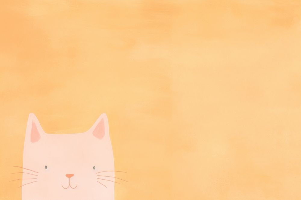 Aesthetic minimal cat background backgrounds | Free Photo Illustration ...