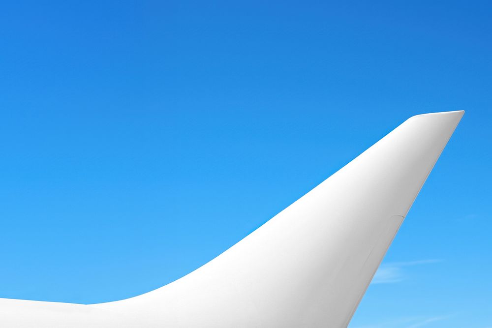 Airplane tail with blank space | Premium Photo - rawpixel