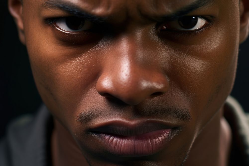 Angry Vengeance Face black skin | Free Photo - rawpixel