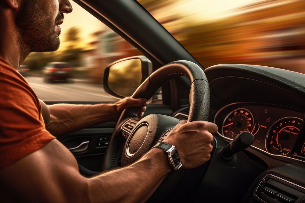Male driving car vehicle motion | Free Photo - rawpixel