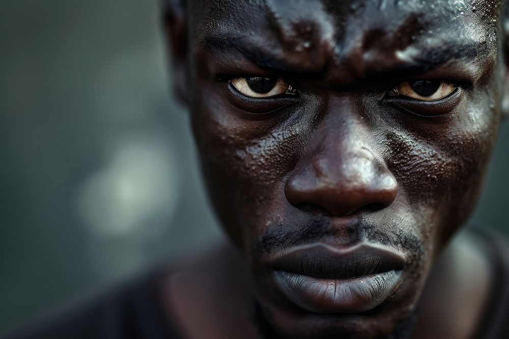 Angry Vengeance Face adult black | Free Photo - rawpixel