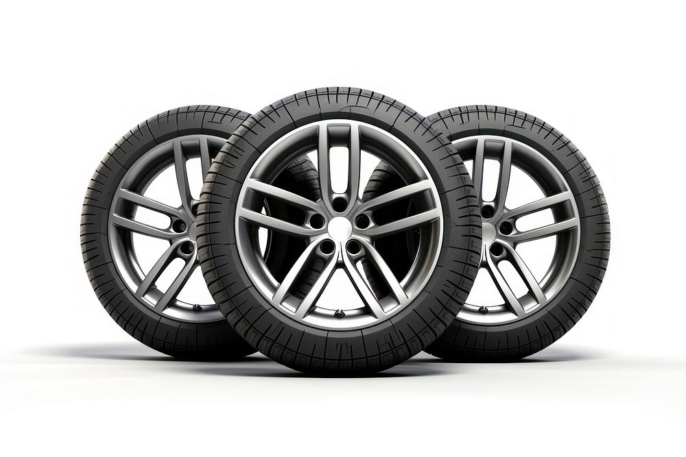Three automobile tires and mag | Free Photo - rawpixel