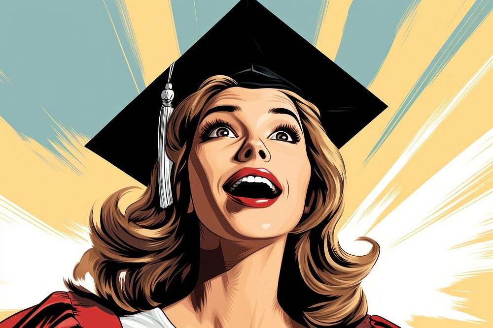 Graduation adult woman intelligence | Premium Photo Illustration - rawpixel