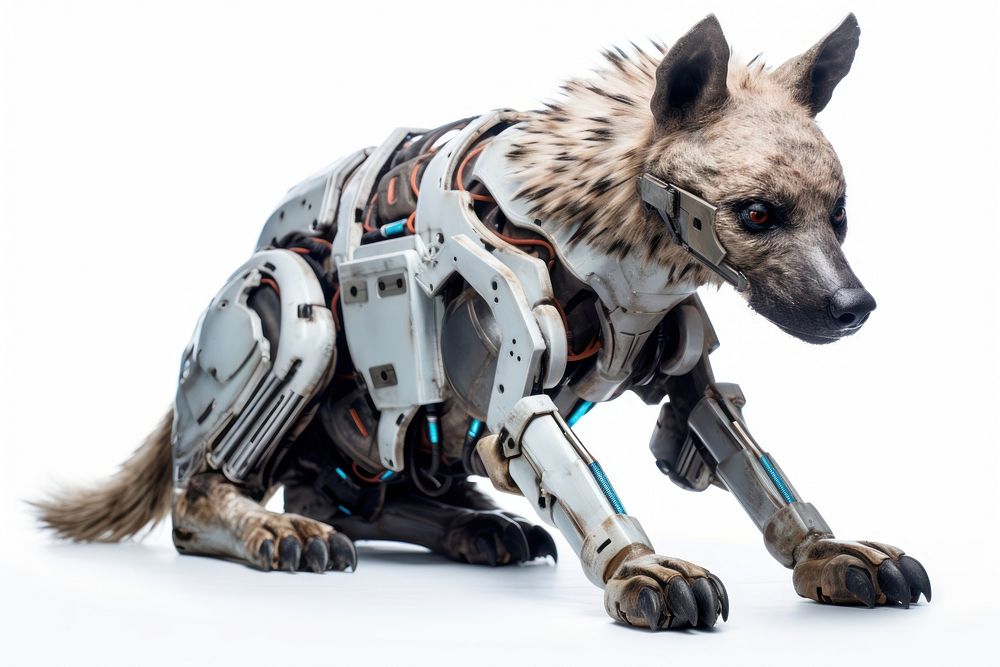 Cyborg hyena animal mammal pet. | Free Photo - rawpixel