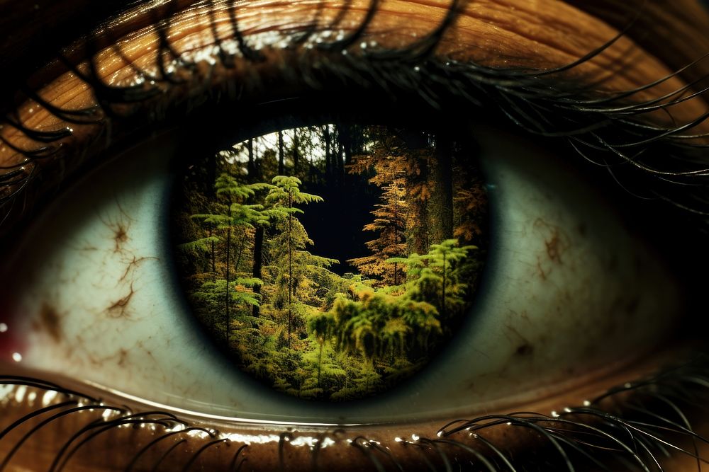 Tiger eye forest outdoors nature. | Free Photo - rawpixel