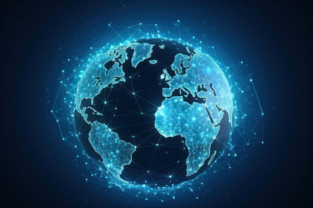 World planet earth technology. AI | Premium Photo Illustration - rawpixel