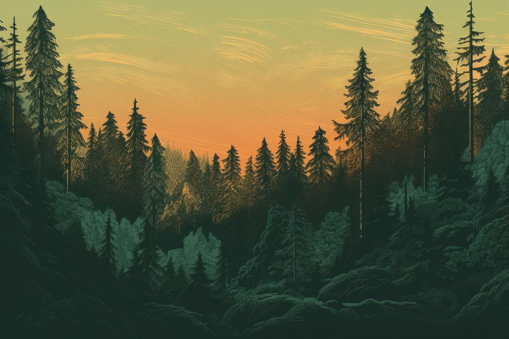 Forest backgrounds wilderness landscape. AI | Premium Photo ...