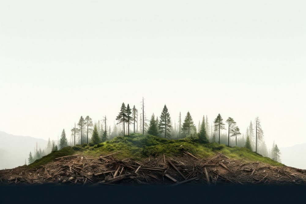 Deforestation wilderness landscape outdoors. AI | Free Photo - rawpixel