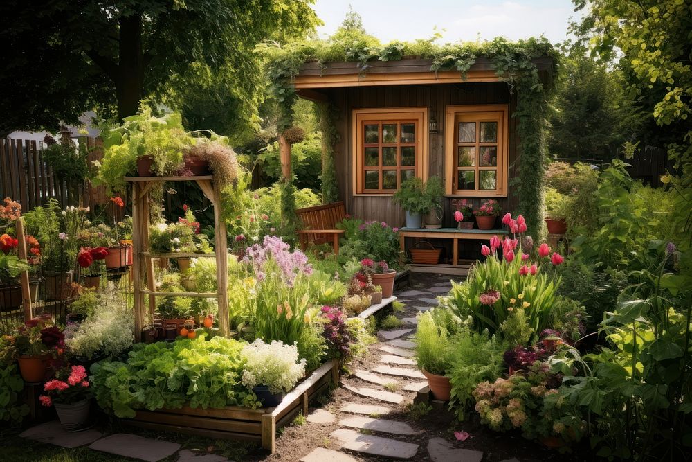 Gardener backyard house architecture. | Premium Photo - rawpixel