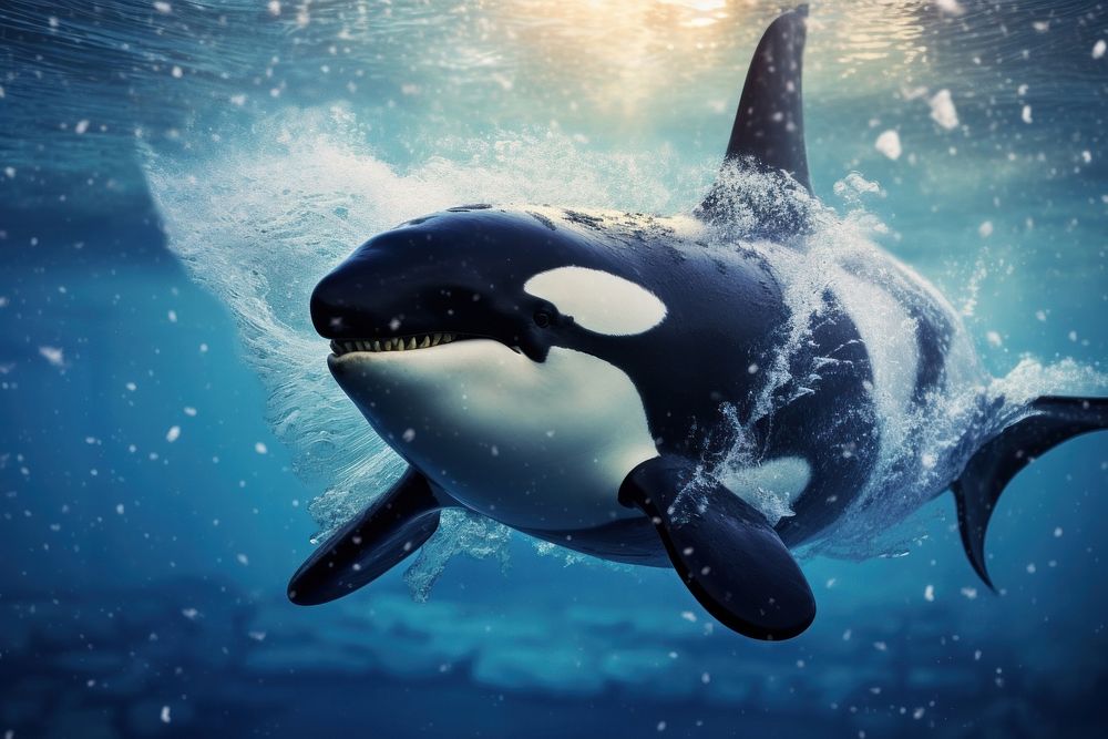 Orca animal mammal shark. | Free Photo - rawpixel