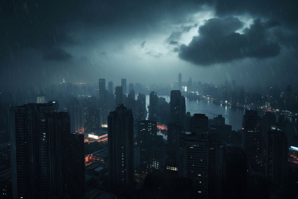 Rain building city architecture. | Premium Photo - rawpixel