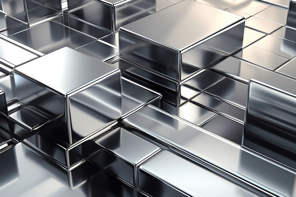 Buildings silver backgrounds pattern. AI | Premium Photo - rawpixel