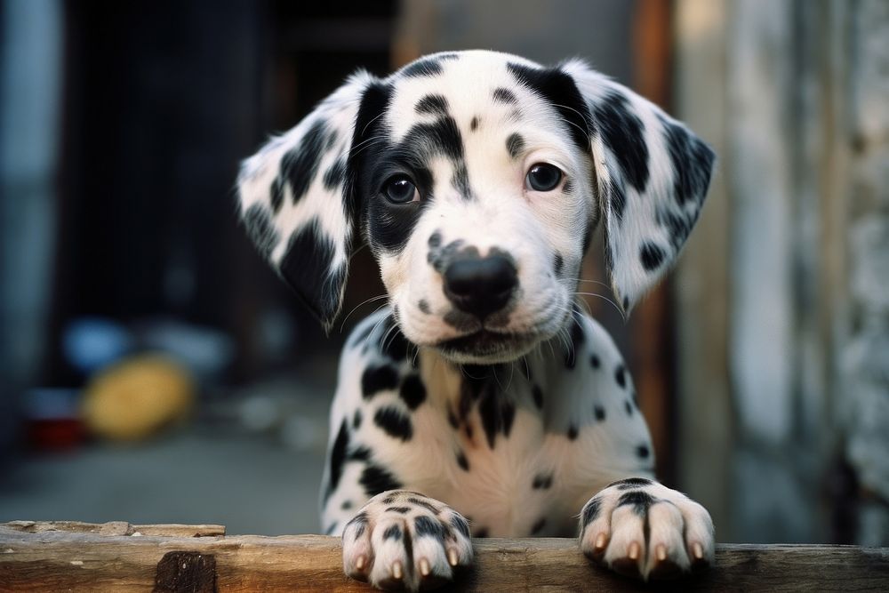 puppy dalmatian dog animal mammal | Premium Photo - rawpixel
