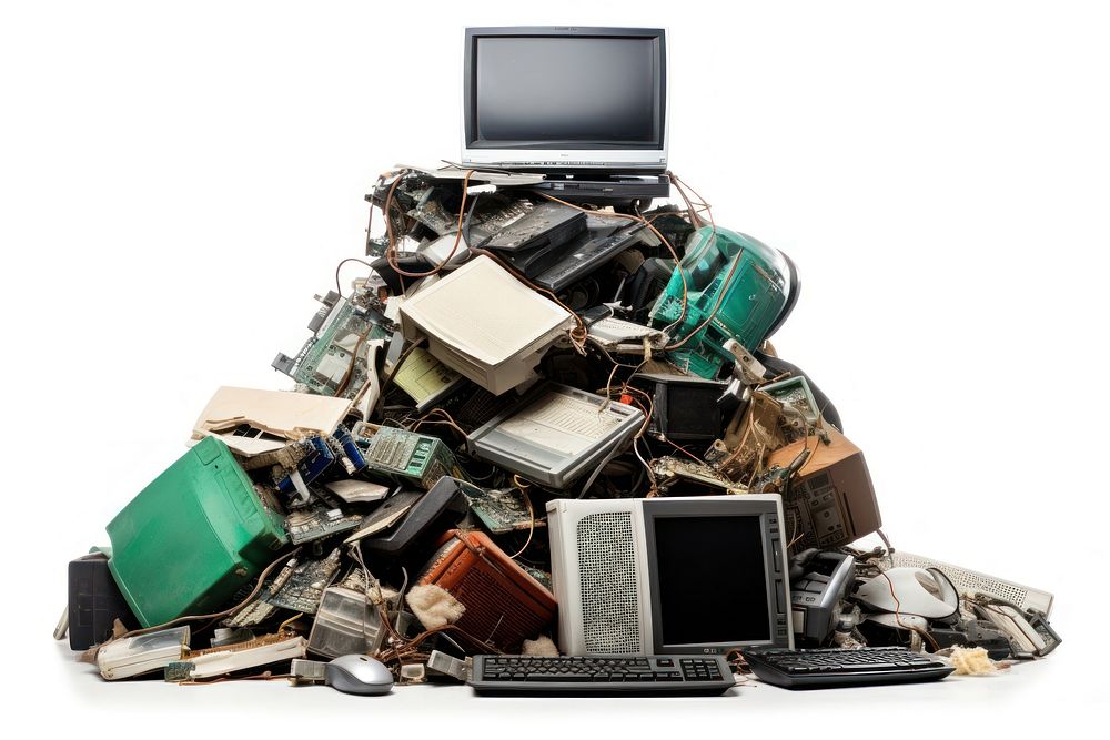 Electronic trash electronics computer garbage. | Premium Photo - rawpixel