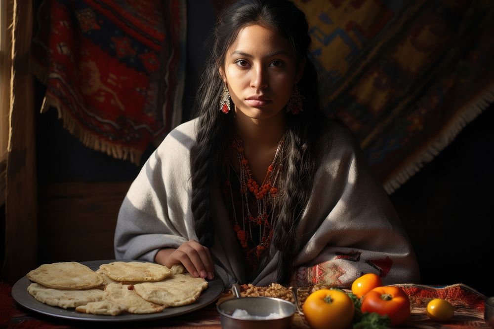 Native Peruvian girl food portrait | Premium Photo - rawpixel