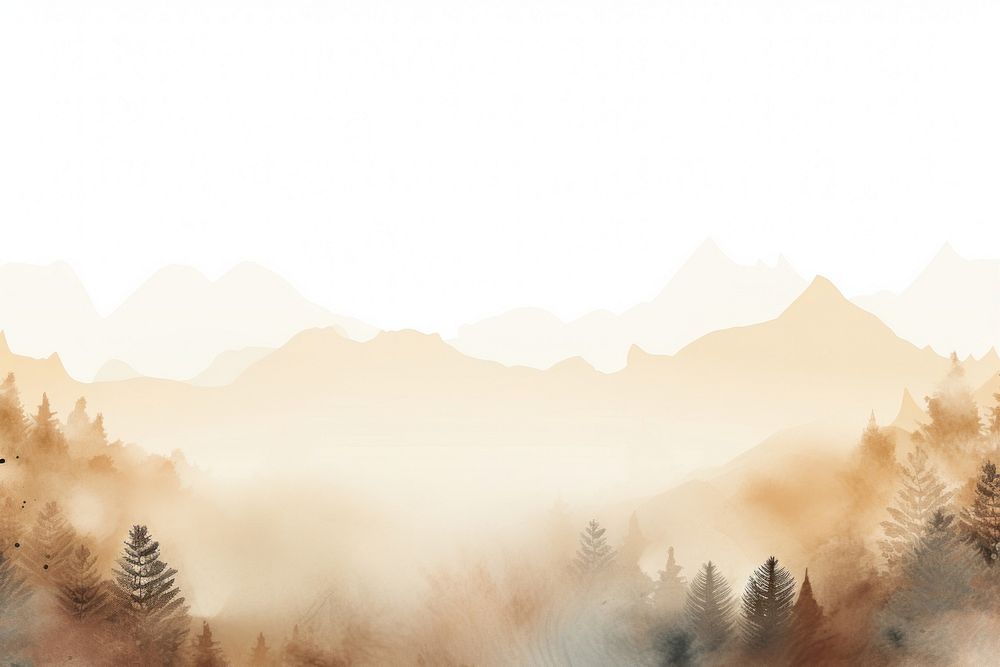 Forrest horizon backgrounds landscape outdoors. | Premium Photo ...