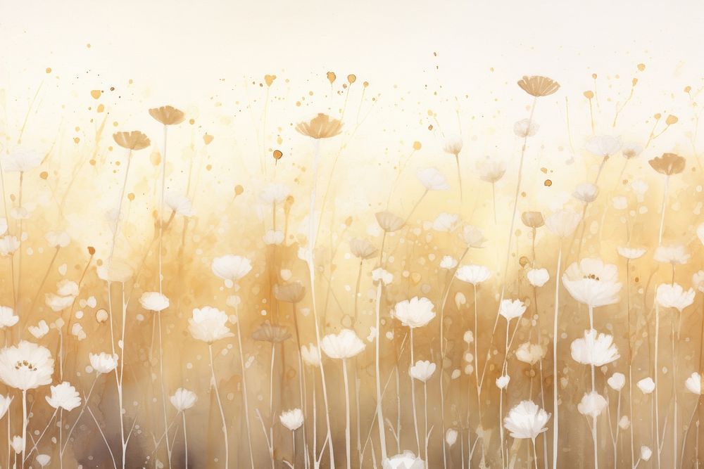 Flower field backgrounds outdoors nature. | Premium Photo Illustration ...