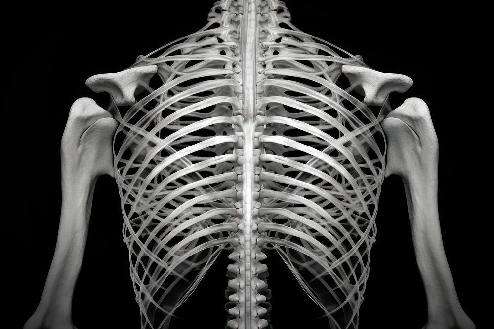 Human back bones x-ray monochrome | Premium Photo - rawpixel