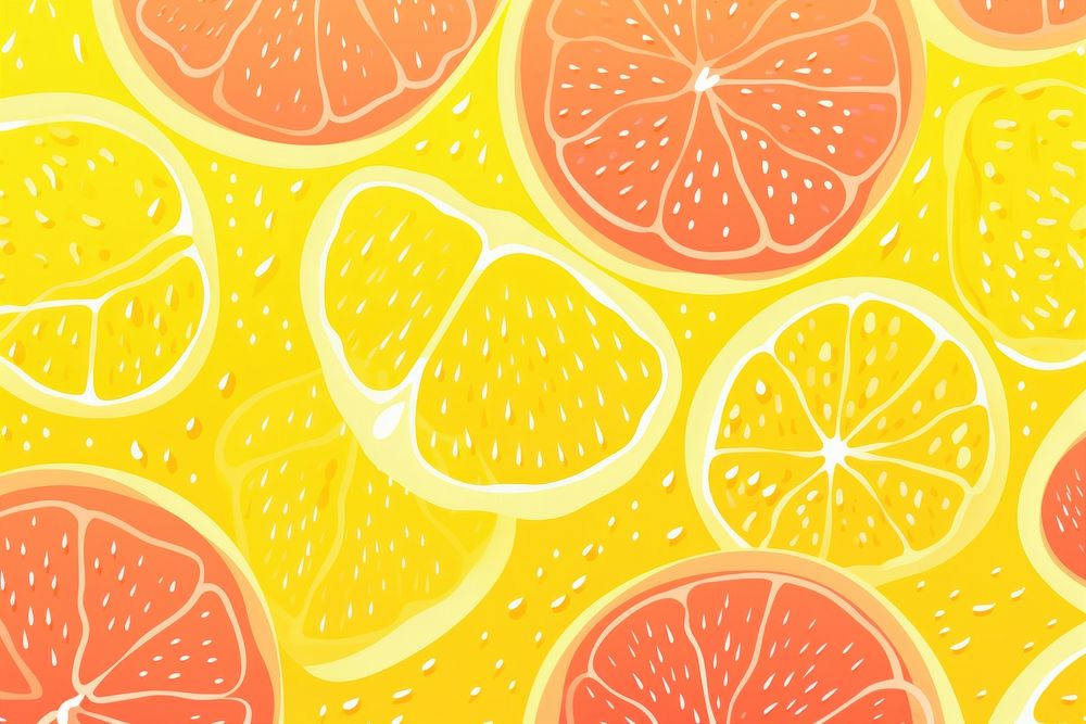 Abstract memphis lemon illustration backgrounds | Free Photo ...