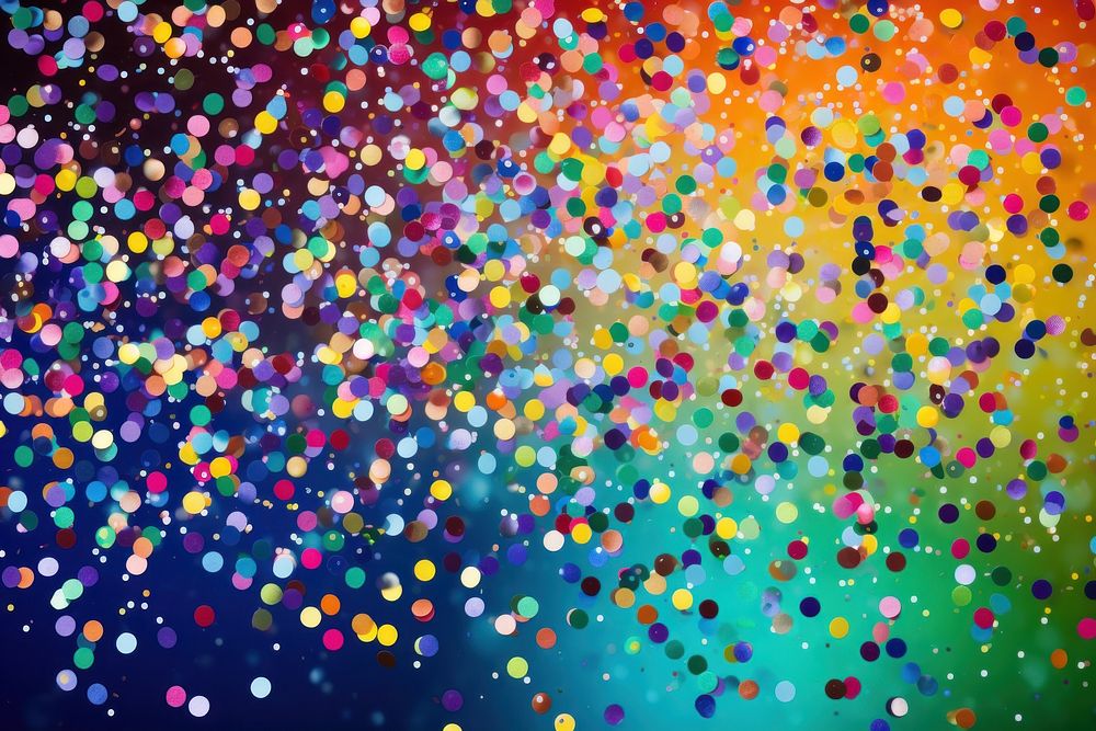 Rainbow confetti background backgrounds celebration | Premium Photo ...