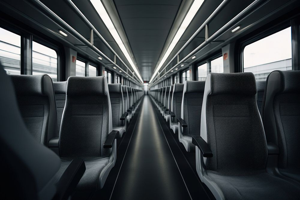 Black and gray train interior | Free Photo - rawpixel