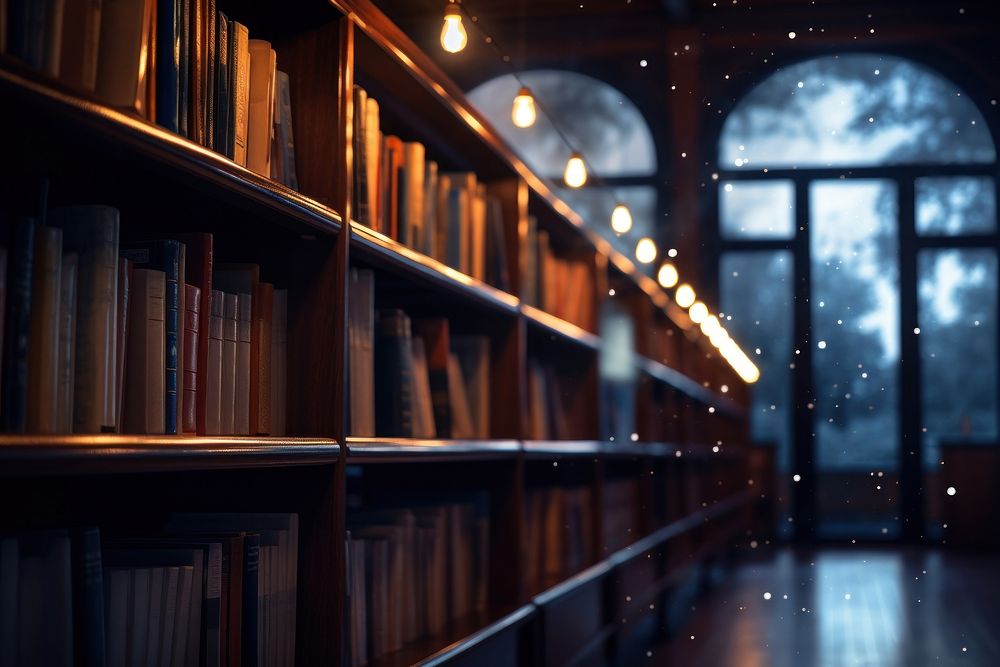 Photo library turned lights publication | Free Photo - rawpixel