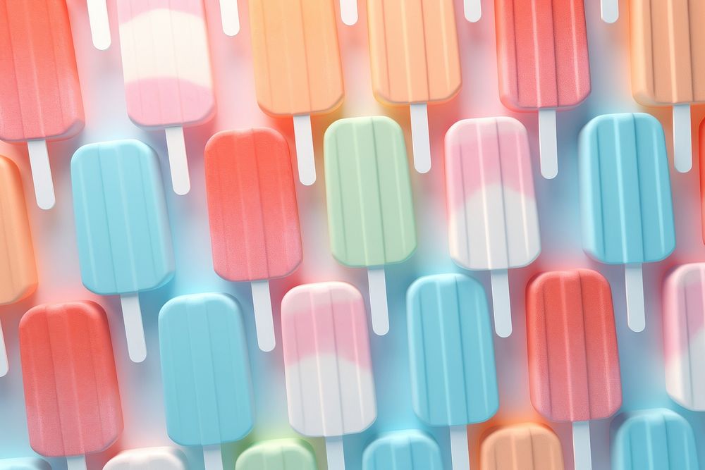 Popsicle pattern confectionery backgrounds repetition. | Premium Photo ...