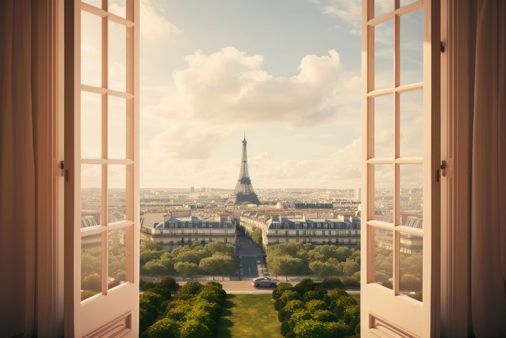 Aesthetic window architecture cityscape. AI | Free Photo - rawpixel