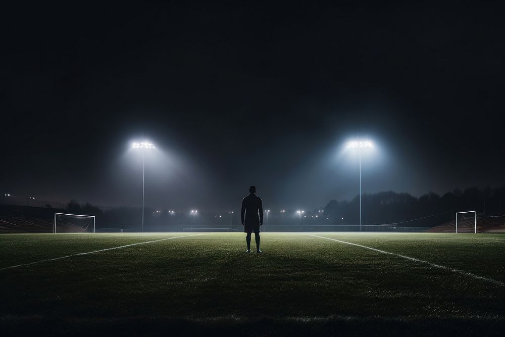 Young male football player pitch | Free Photo - rawpixel
