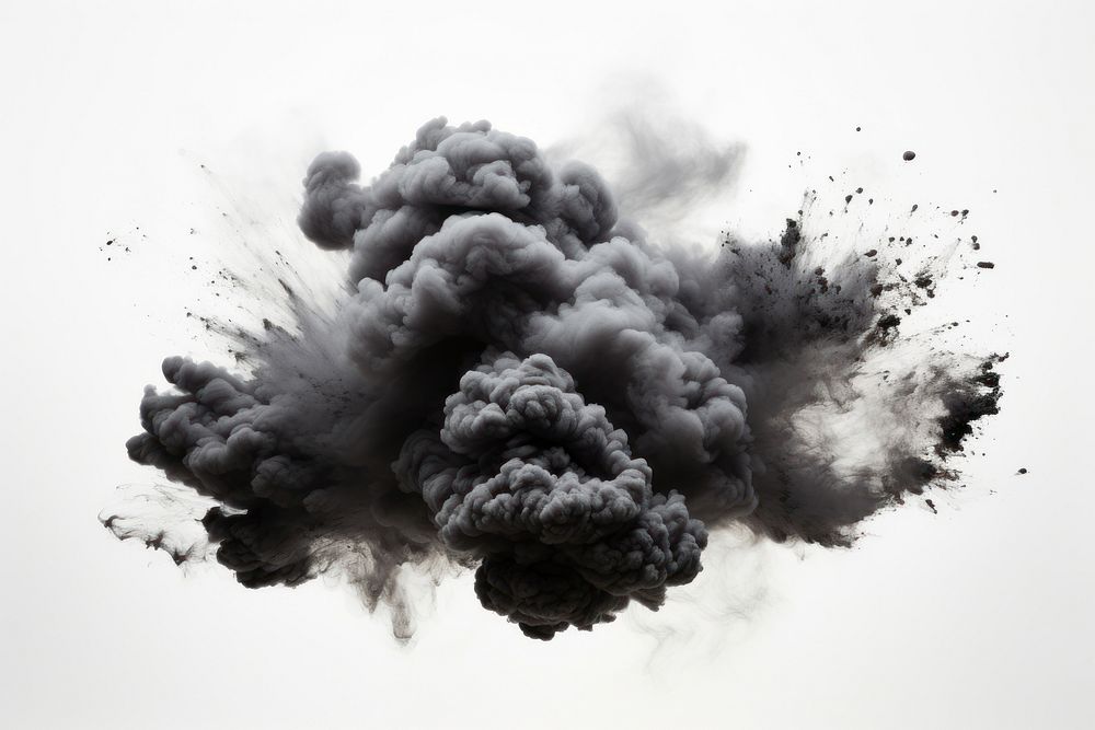 Explosion smoke cloud destruction. AI | Premium Photo - rawpixel