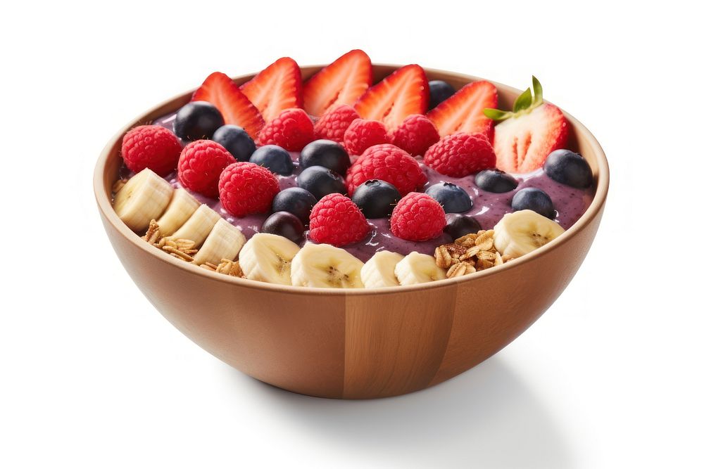 Acai bowl blueberry raspberry fruit. | Free Photo - rawpixel