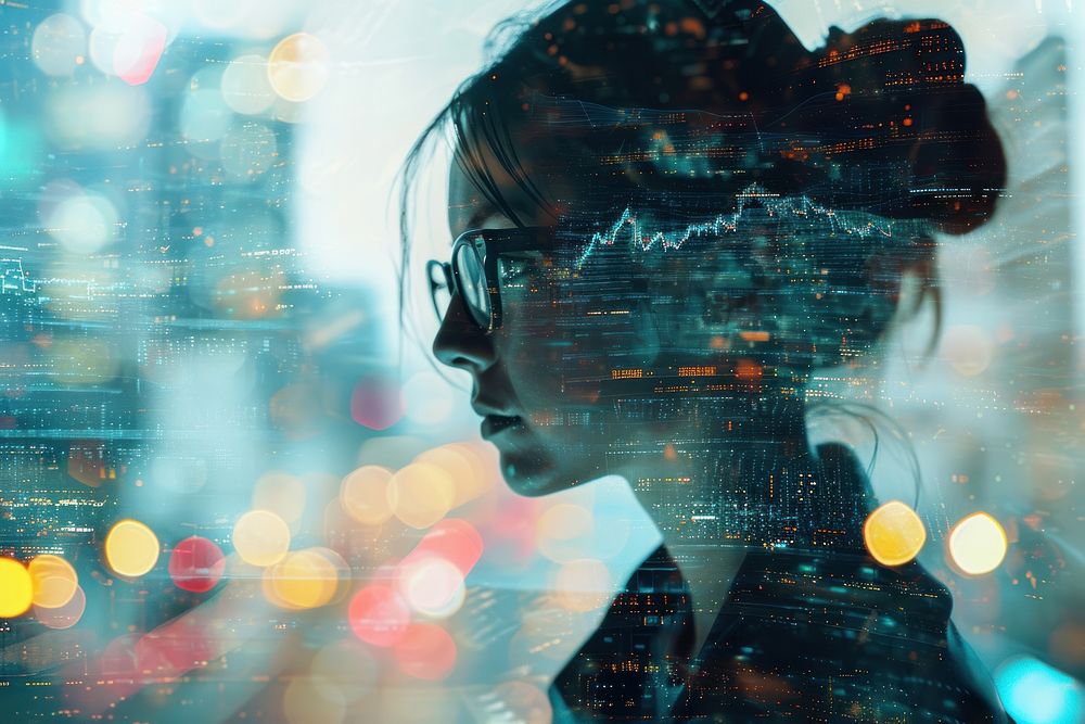 Business woman analyze data portrait | Premium Photo - rawpixel