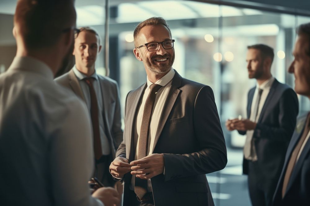 Business man standing talking adult. | Free Photo - rawpixel