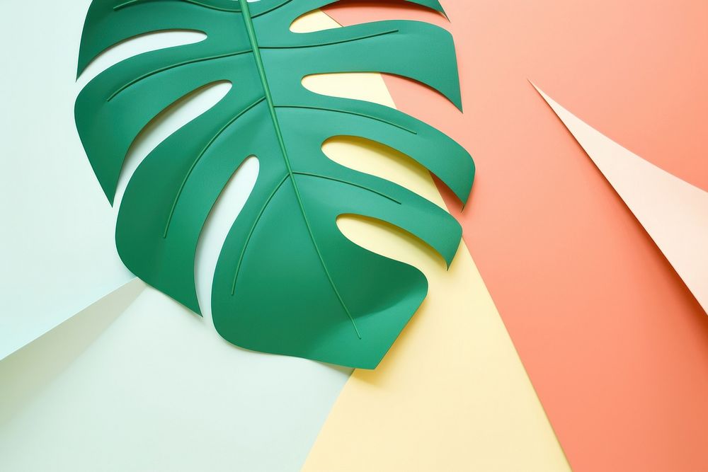 Simple monstera leaf pattern plant | Premium Photo Illustration - rawpixel