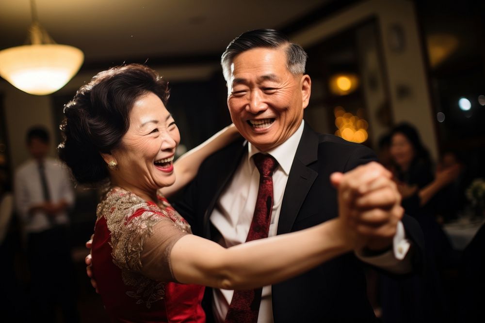 East asian couple dancing party | Premium Photo - rawpixel