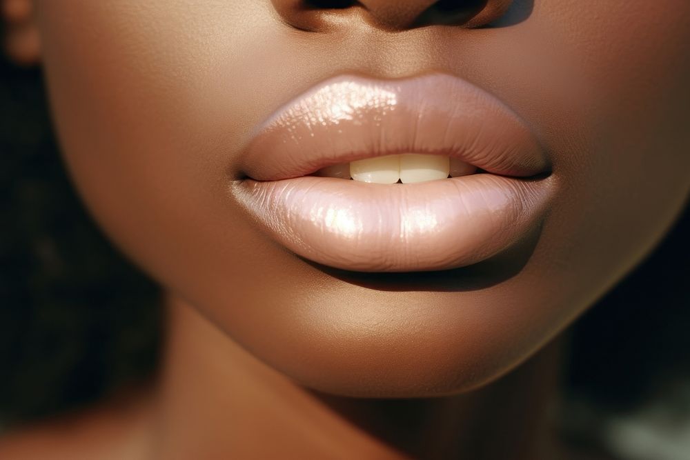 Black woman lip skin perfection | Free Photo - rawpixel