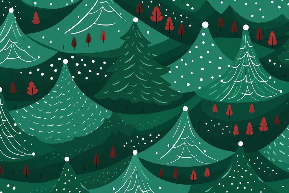 Christmas tree pattern backgrounds celebration. | Free Photo ...