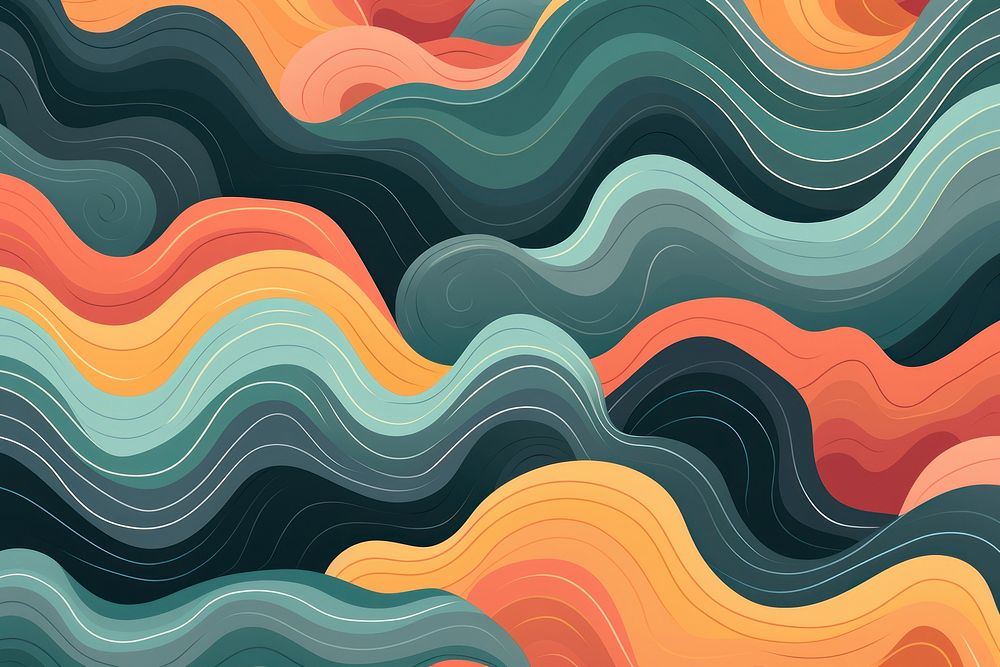 Retro pattern graphics backgrounds. AI | Premium Photo Illustration ...