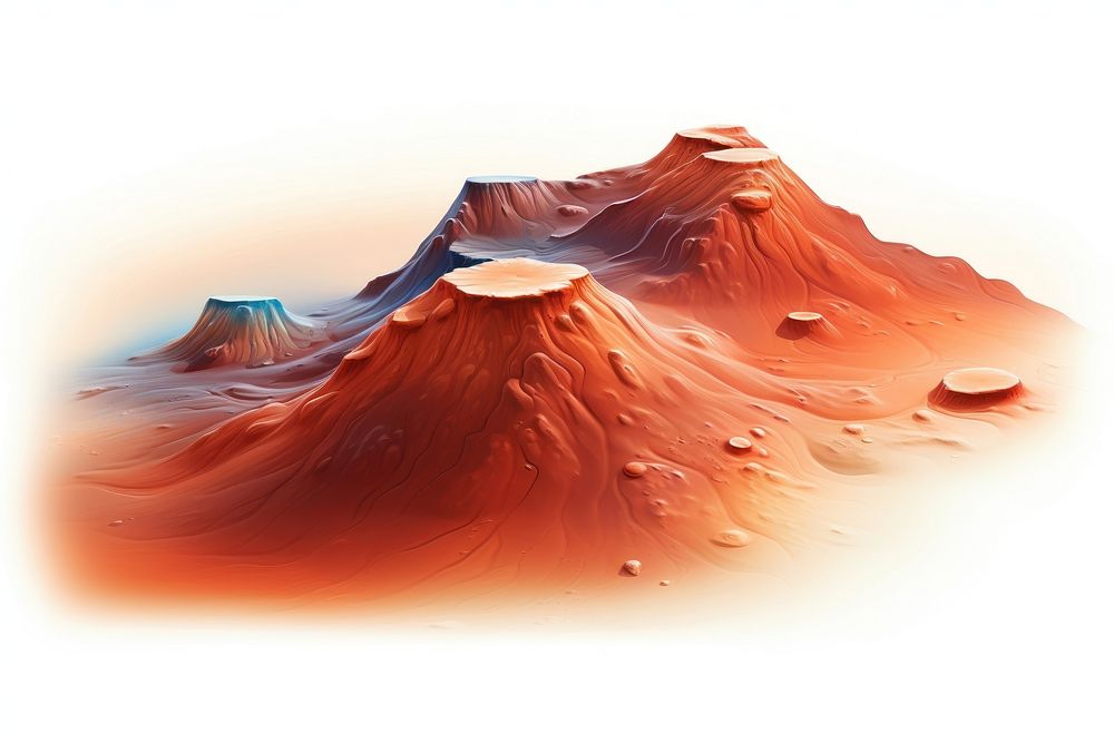 Mars mountain volcano nature. AI | Premium Photo Illustration - rawpixel