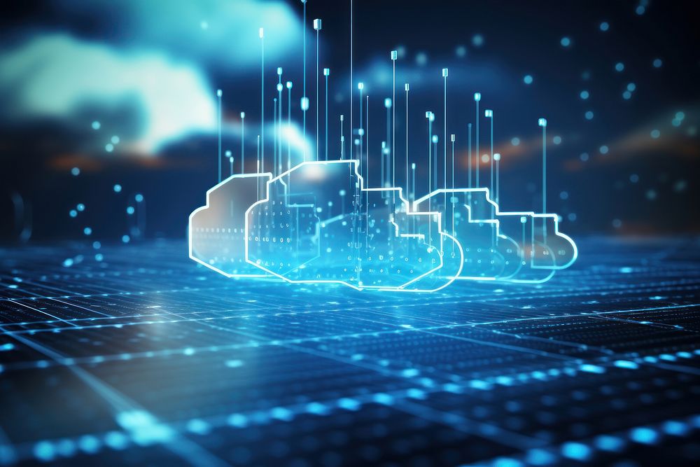 Digital data flow technology futuristic | Premium Photo - rawpixel