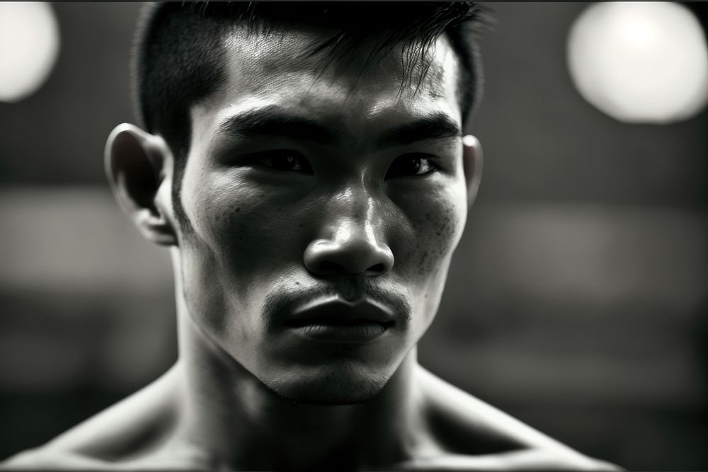 Muay thai fighter portrait photography | Premium Photo - rawpixel