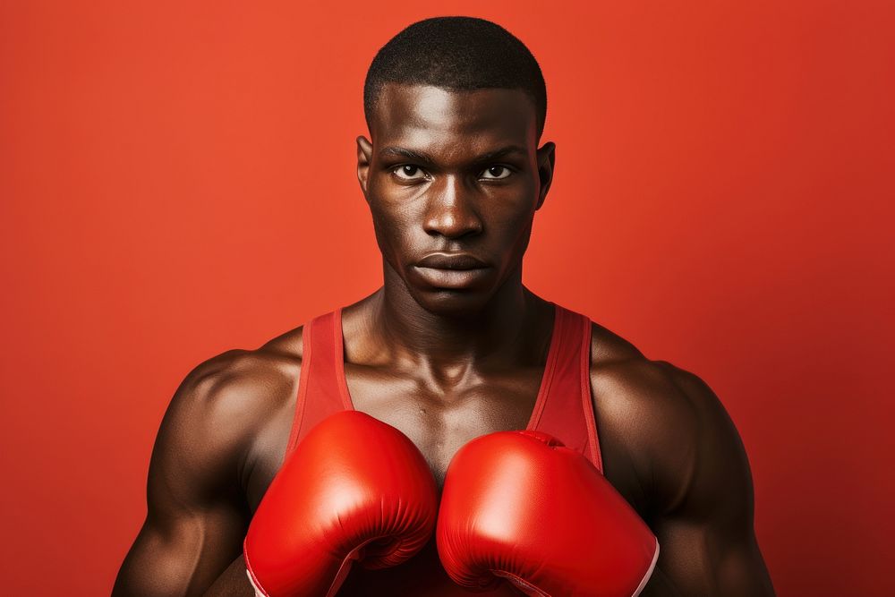 African american boxer portrait photography | Free Photo - rawpixel