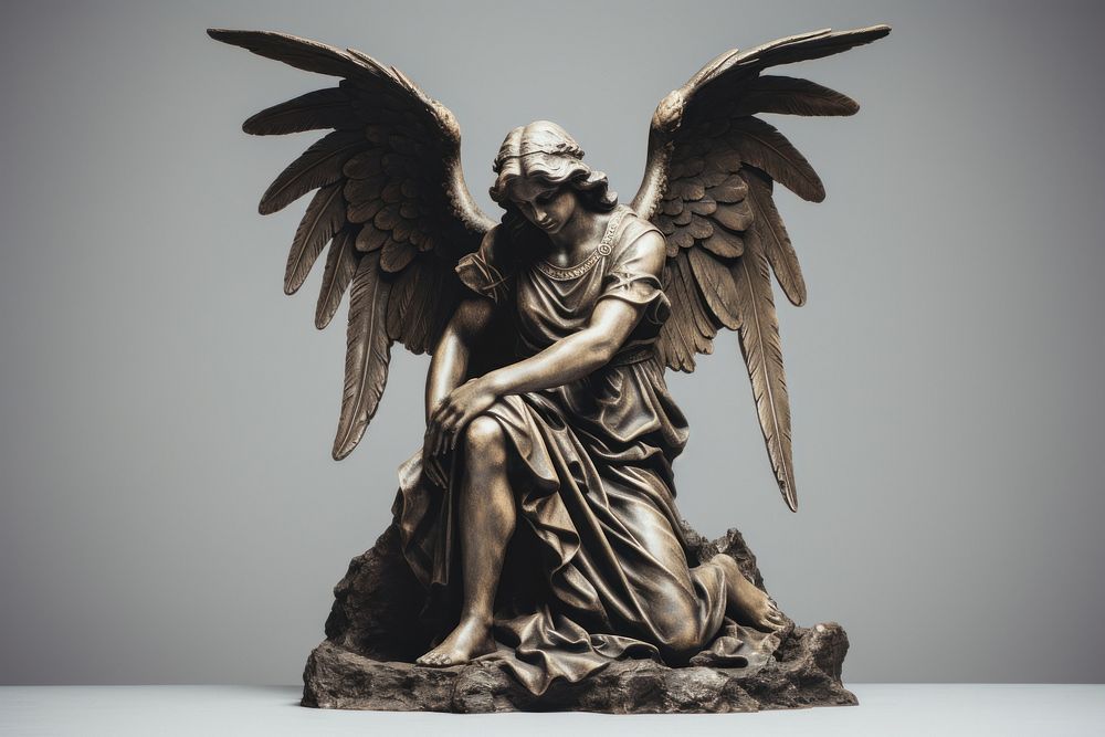 Angle statue sculpture angel. | Free Photo - rawpixel
