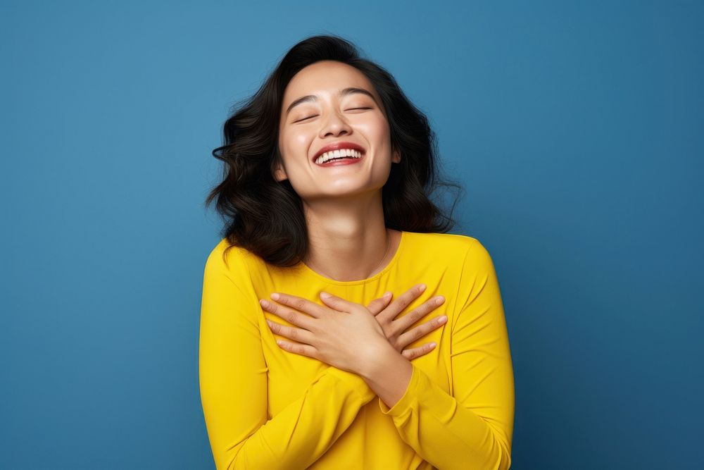 Asian laughing smile adult. | Free Photo - rawpixel